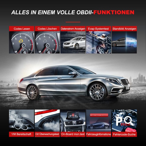 Mucar CS6 Car Scanner Diagnostic Tool with 6 System Scan + 7 Reset ...