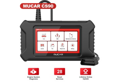Mucar CS90 Car Diagnostic Scan Tool, 28+ Reset Services Car Scanner