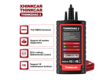 THINKDIAG 2 OBD2 Diagnostic Scanner Bluetooth5.0 with CAN-FD