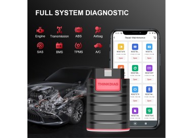 THINKDIAG OBD2 Scanner Bluetooth OE Level Diagnostic Tools Version ...