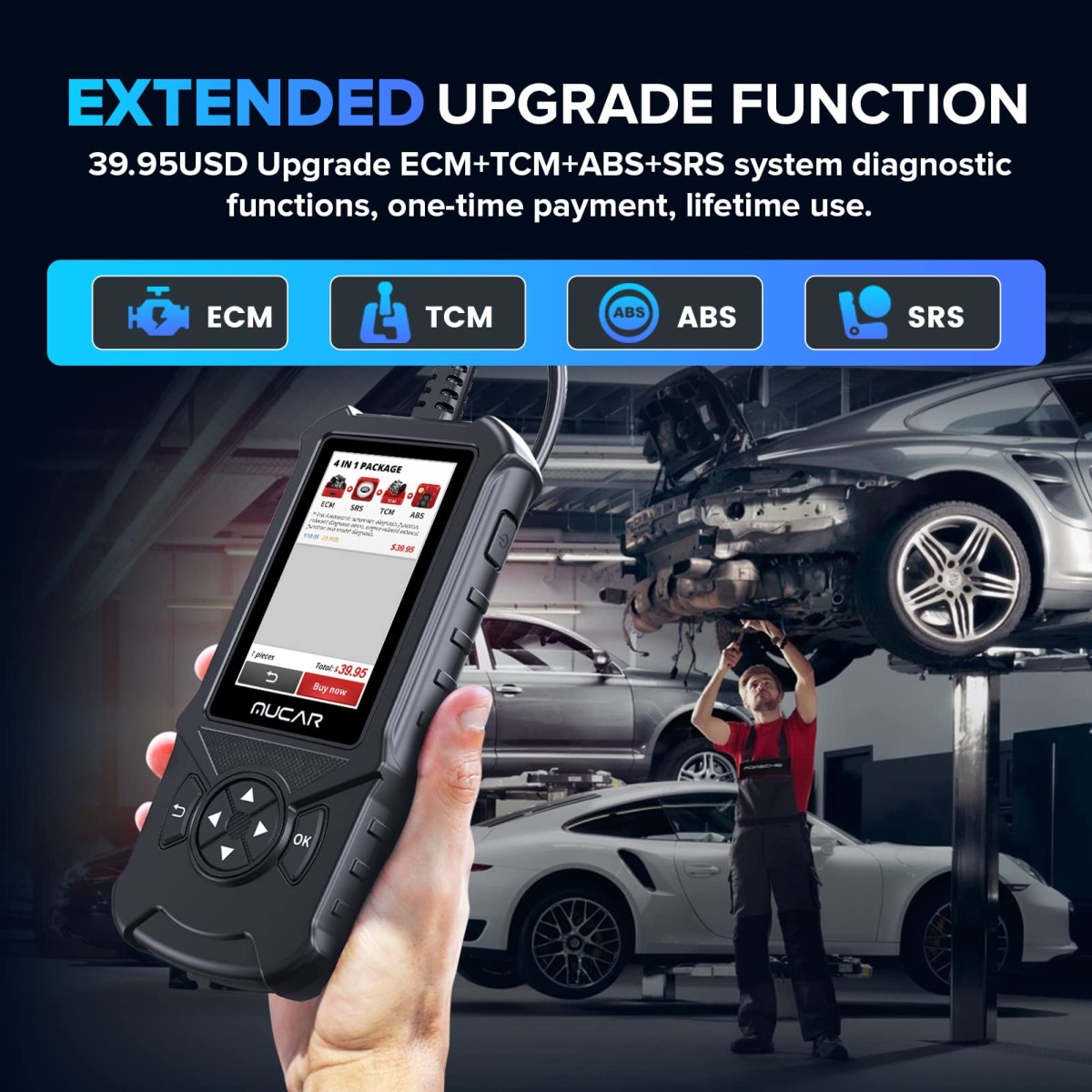 MUCAR CDE900 OBD II Car Diagnostic Tool